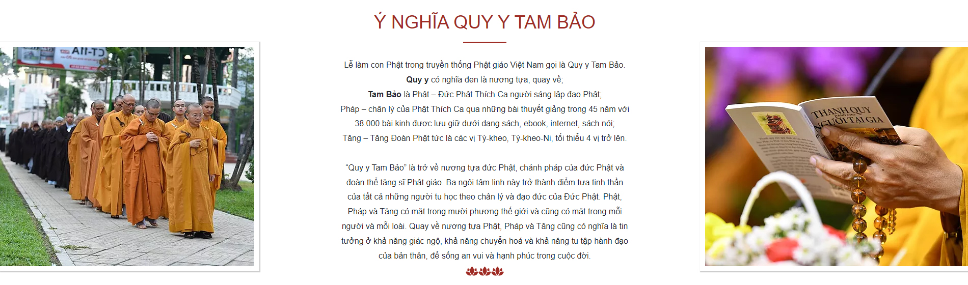 Quy Y Tam Bảo: Chùa Giác Ngộ